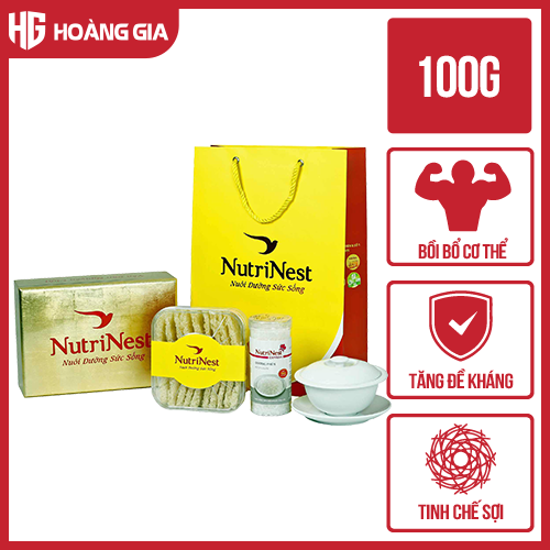 Tổ Yến Sào Tinh Chế Sợi Nutrinest hộp 100g - Sâm Yến Hoàng Gia