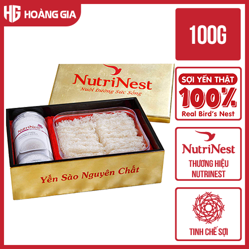 Tổ Yến Sào Tinh Chế Sợi Nutrinest hộp 100g - Sâm Yến Hoàng Gia