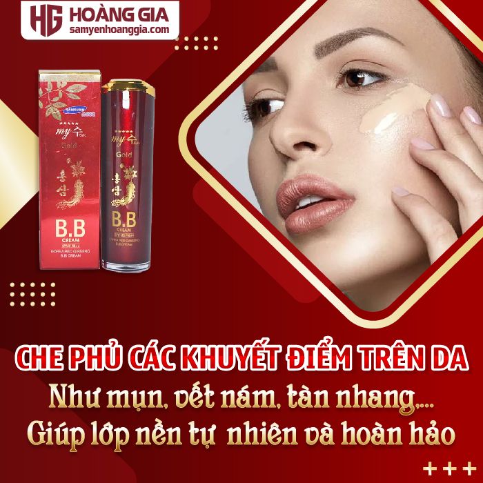 Kem lót nền chống nắng BB cream Hồng sâm đỏ My Gold Hàn Quốc SPF45 PA+ ...