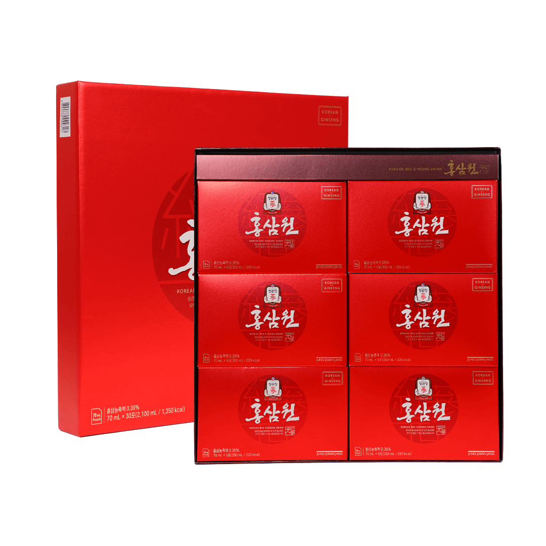 Nước Hồng Sâm Hàn Quốc Won KGC hộp 30 gói x 70ml - Sâm Yến Hoàng Gia