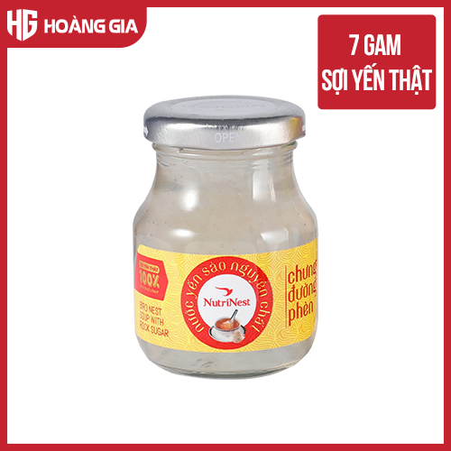 Yến Sào Nguyên Chất Chưng Đường Phèn Hộp quà 6 hũ x 72g - Sâm Yến Hoàng Gia