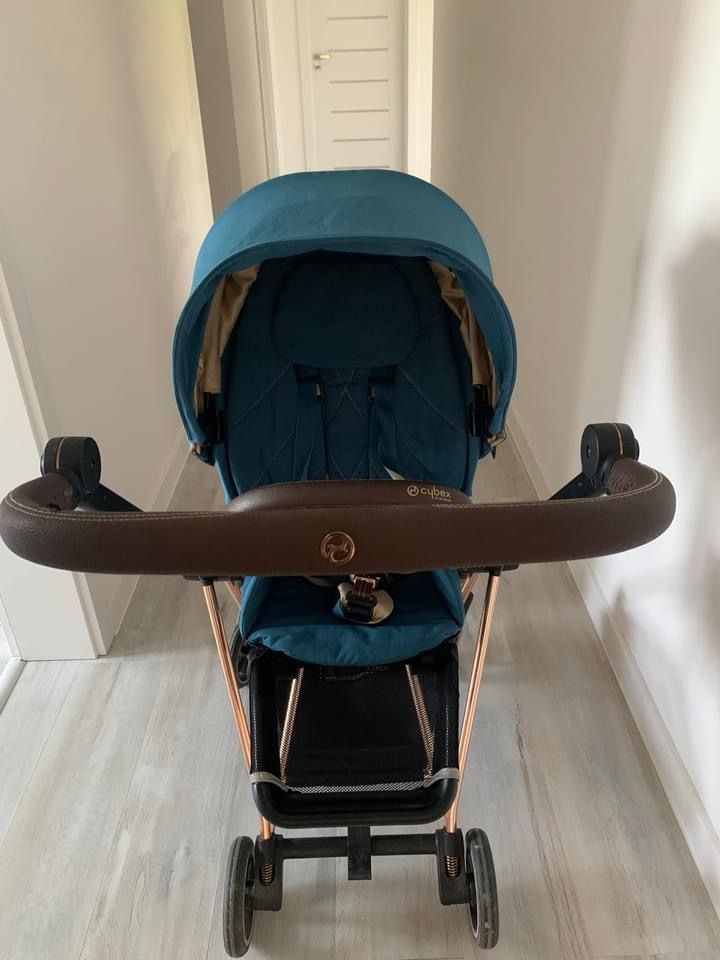 XE ĐẨY CYBEX MIOS 3 - Frame Rose Gold - Seat Pack Mountain Blue - Baby ...