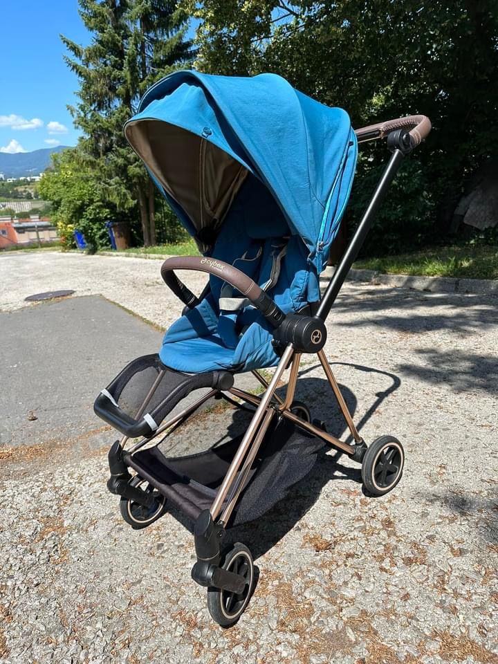 XE ĐẨY CYBEX MIOS 3 - Frame Rose Gold - Seat Pack Mountain Blue - Baby ...