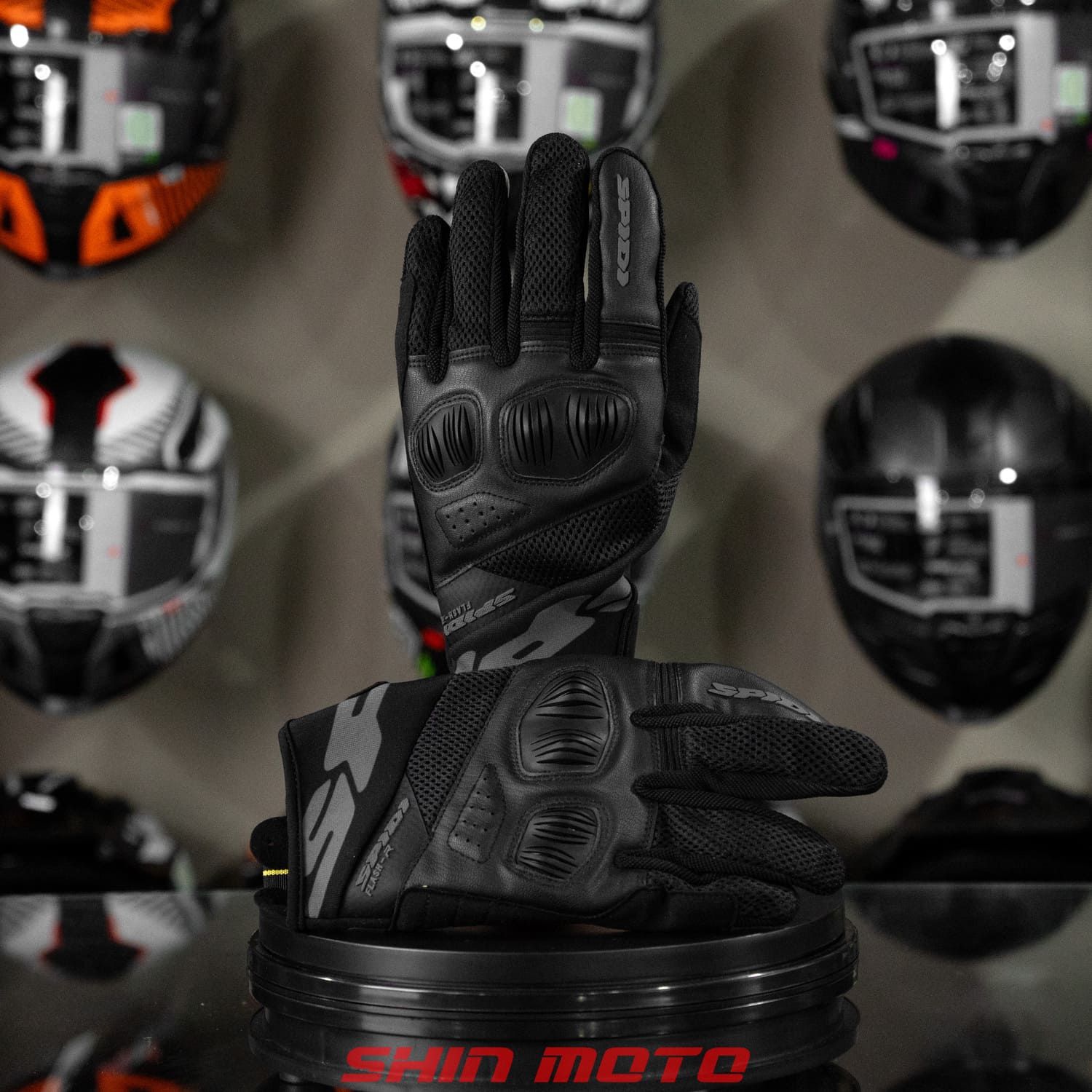 Găng Tay Vải Spidi Flash-R Evo Black