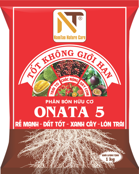 PHÂN BÓN HỮU CƠ ONATA 5 - DẠNG HẠT – NAM TÀO