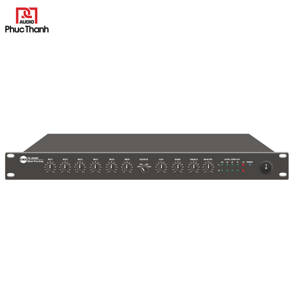 11 Channel Stereo Mixer & Pre-Amplifier PA-200MX