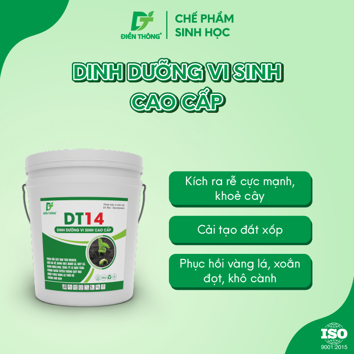 Dinh Dưỡng Vi Sinh Cao Cấp - Chế Phẩm Sinh Học DT14 – Chế Phẩm Sinh Học Điền Thông
