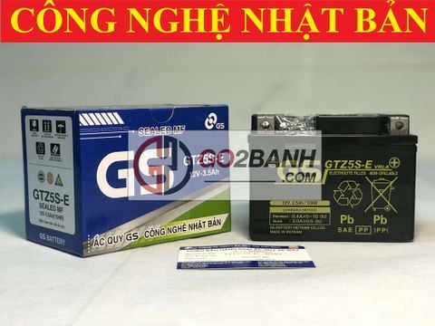 Bình ắc quy khô GS GTZ7V NVX155 12V-6.3Ah – Go2banh.com