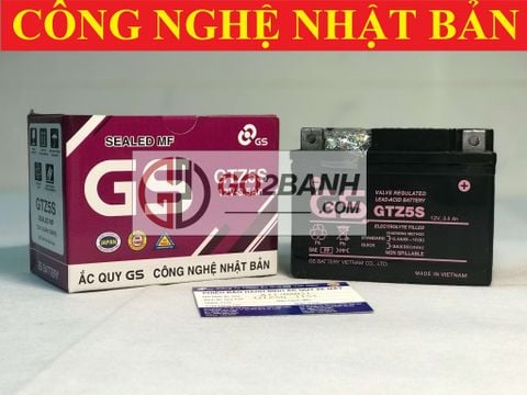 Bình ắc quy khô GS GTZ7V NVX155 12V-6.3Ah – Go2banh.com