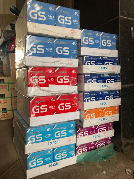 Bình ắc quy khô GS GTZ7V NVX155 12V-6.3Ah – Go2banh.com