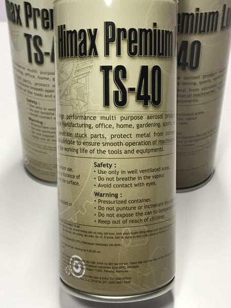 Chai vệ sinh sên, bôi trơn, chống rỉ sét Himax Premium Lub TS-40 450ml – Go2banh.com