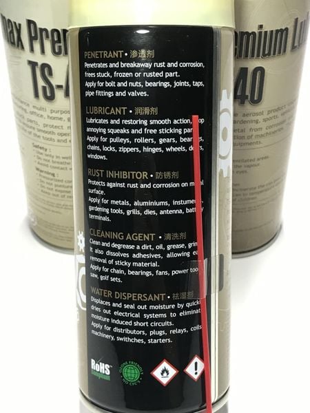 Chai vệ sinh sên, bôi trơn, chống rỉ sét Himax Premium Lub TS-40 450ml – Go2banh.com