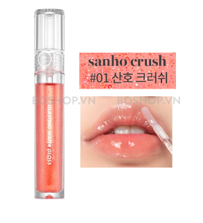 Son bóng nhũ Romand glasting water gloss 01 Sanho crush – LV PERFUME