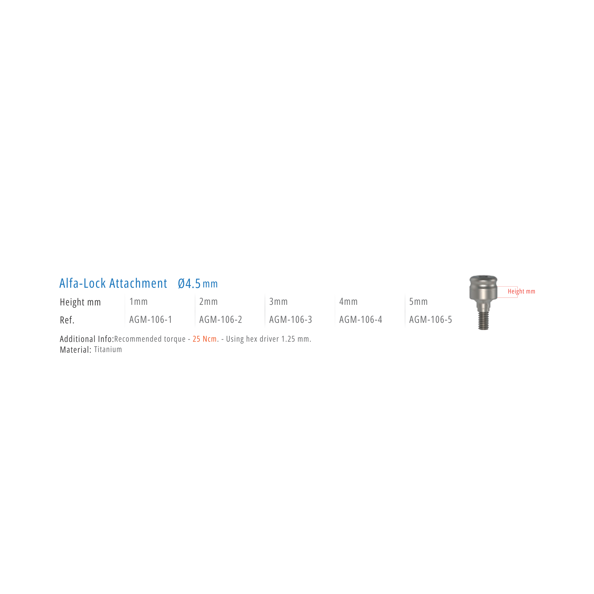 ALFA - LOCK ATTACHMENT 4.5mm: Sự Hoàn Hảo Trong Nha Khoa Đến Từ Đức ...