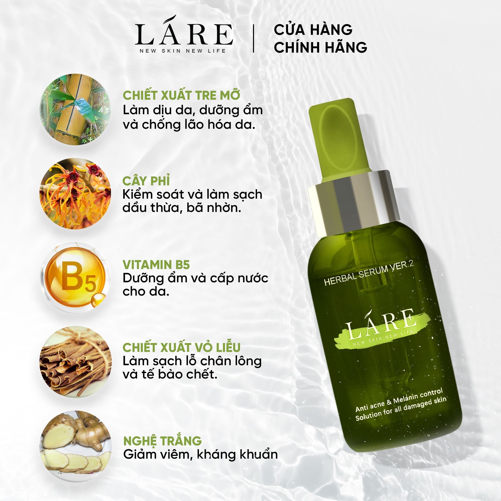 Serum herbal Ver 2 – Láre Việt Nam