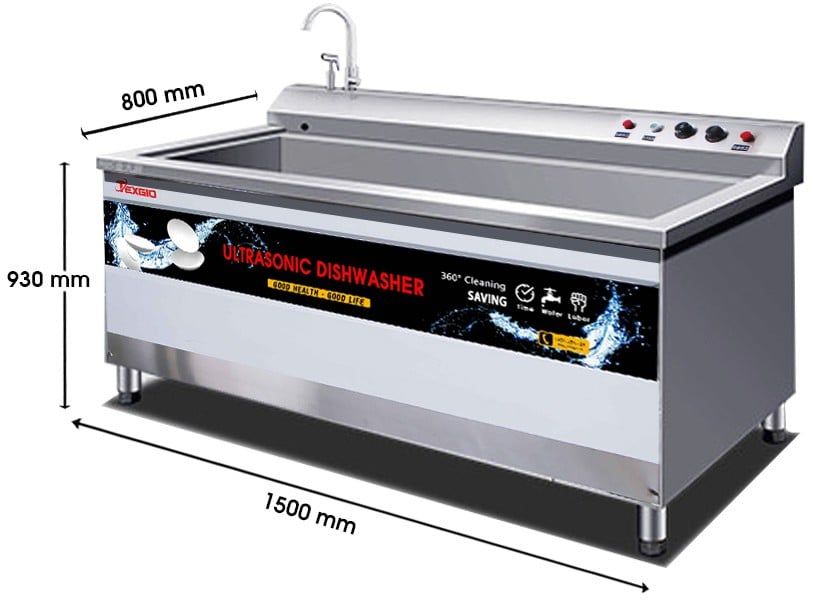 Máy rửa bát công nghiệp TEXGIO TGU-1500XS