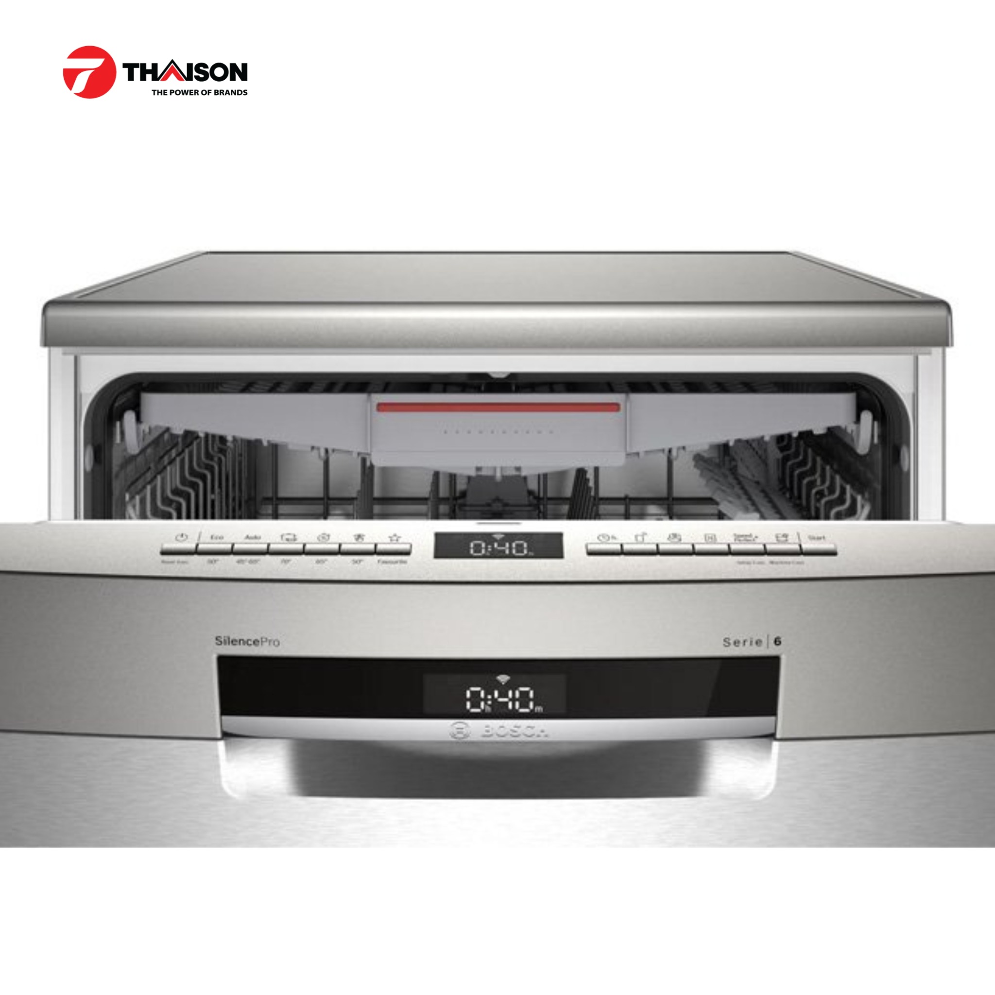 Máy rửa bát Bosch SMS6ECI07E độc lập Series 6 rửa 14 bộ