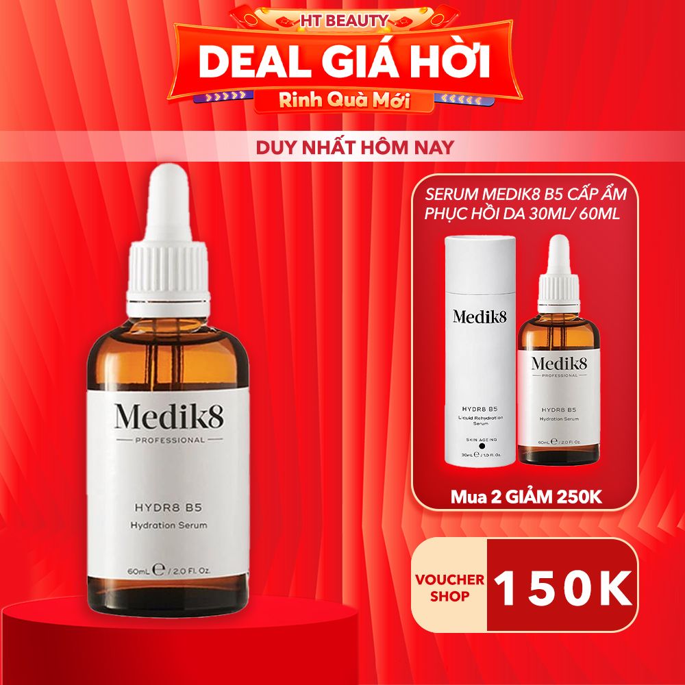 Serum Dưỡng Ẩm Làm Dịu Medik8 Hydr8 B5 Liquid Rehydration 30ml – HT Beauty