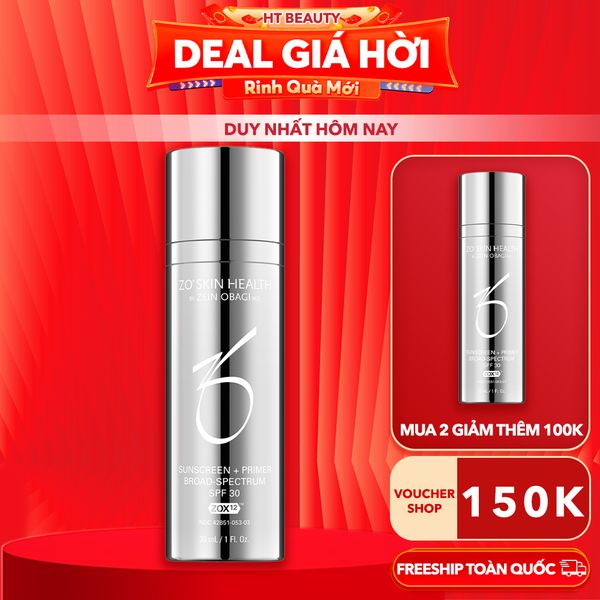 KEM CHỐNG NẮNG SUNSCREEN + PRIMER SPF 30 Chống lại các tia UAV, UBV và ...