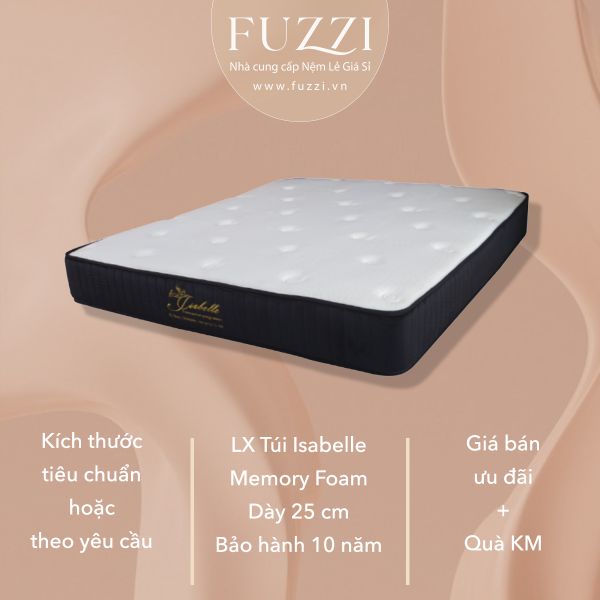 Nệm Isabelle Memory Foam – Art of Living