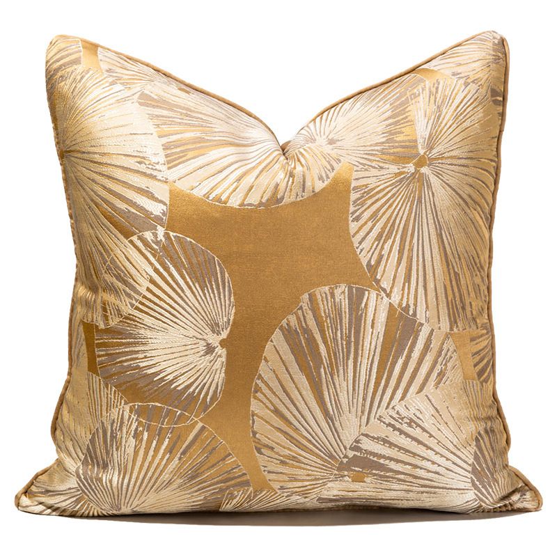 Gối tựa hoạ tiết Lá sen vàng – Art of Living