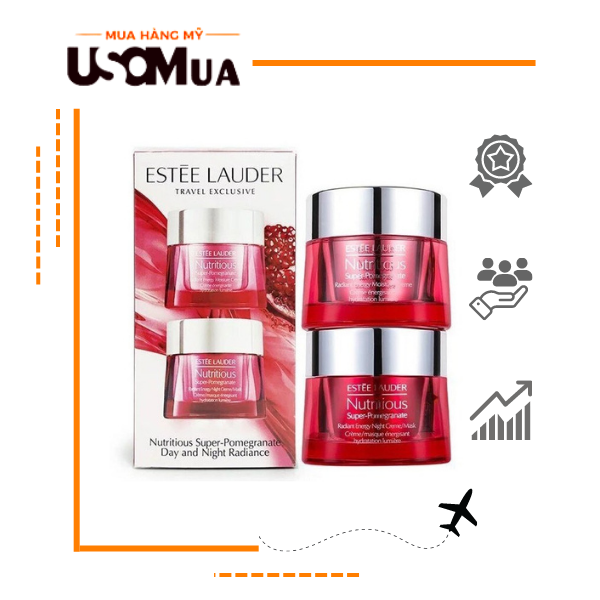 Set Dưỡng Da ESTEE LAUDER Radiant Energy Moisture Creme 50ml + Radiant