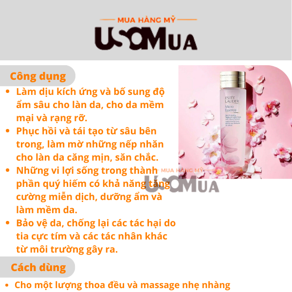 Nước Thần Dưỡng Da ESTÉE LAUDER Micro Essence Treatment Lotion Fresh W