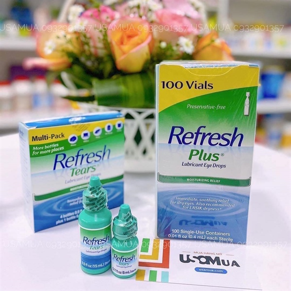 Nước Nhỏ Mắt Nhân Tạo REFRESH Plus Lubricant Eye Drops