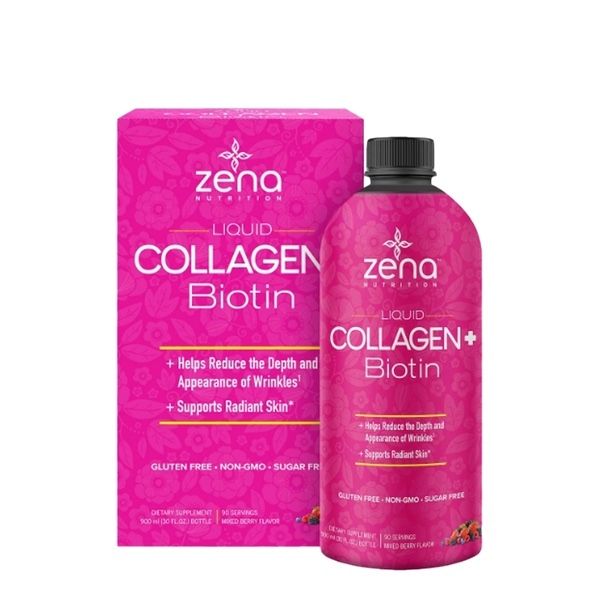 Nước Uống Collagen ZENA Liquid Collagen + Biotin