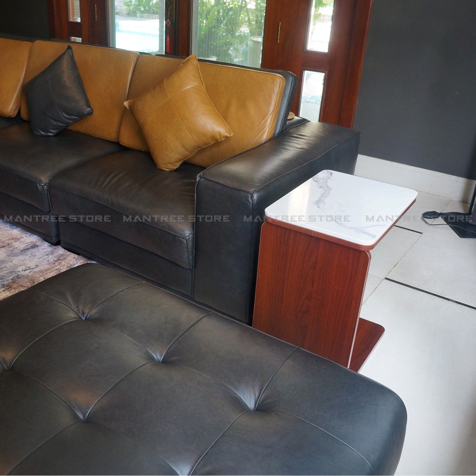 BÀN TAB LAVISH - BÀN TAB SOFA MẶT ĐÁ– mantreestore