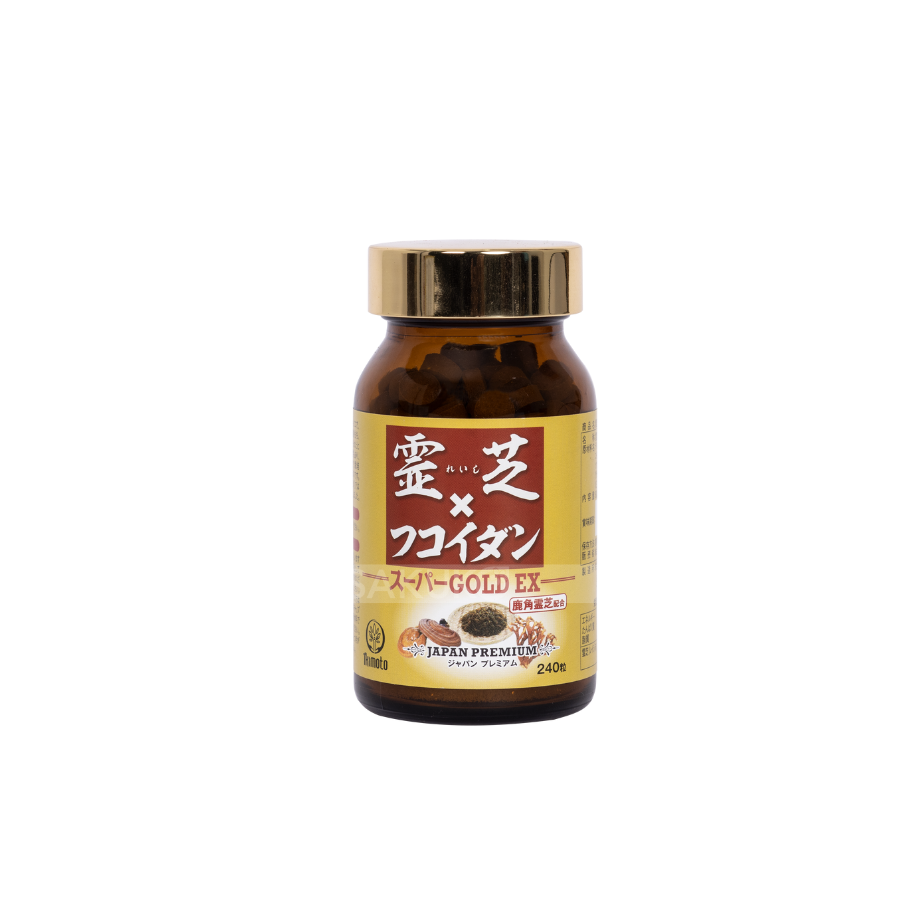 IKIMOTO- Viên Nấm linh chi Fucoidan Super Gold240v – Siêu Thị Nhật Bản