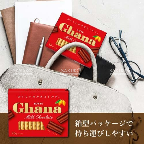 LOTTE- Socola Ghana sữa 26 chiếc – Siêu Thị Nhật Bản