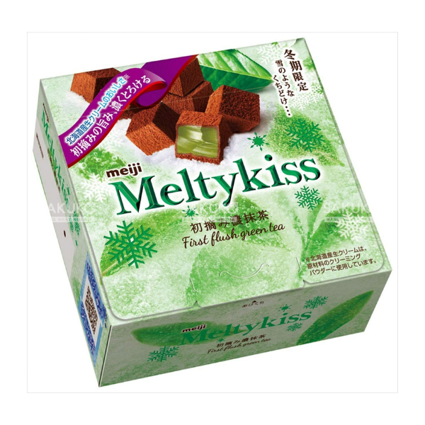 MEIJI- Socola tươi Meiji Meltykiss vị matcha 52g – Siêu Thị Nhật Bản