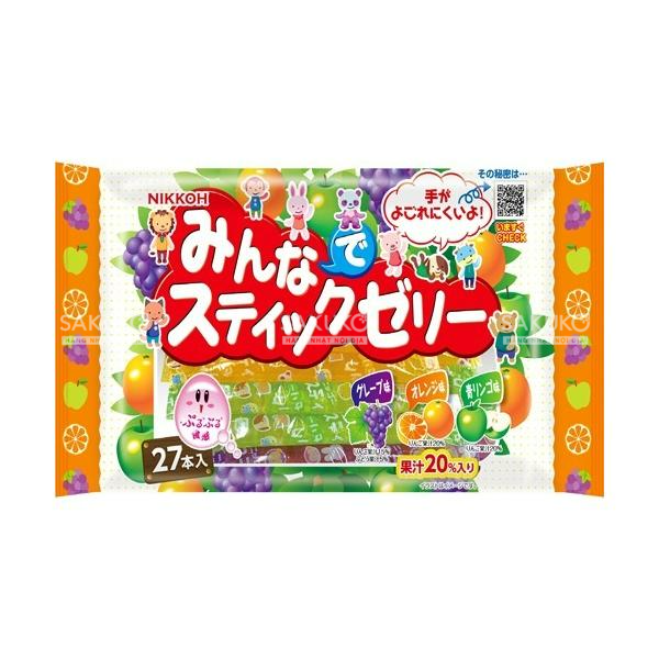 NIKKOH-Thạch mềm dạng que vị trái cây 16gx27 chiếc – Siêu Thị Nhật Bản