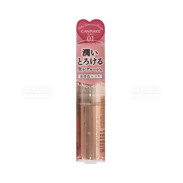 CANMAKE- Son thỏi Melty Luminous Rouge (Hồng) – Siêu Thị Nhật Bản