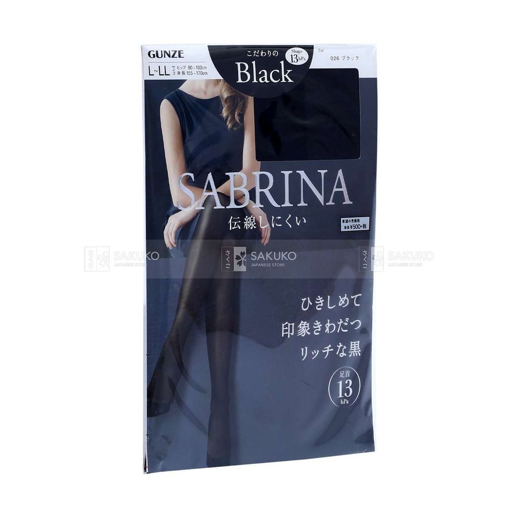 GUNZE- Quần tất Sabrina SB380-cỡ L~LL màu đen – Siêu Thị Nhật Bản