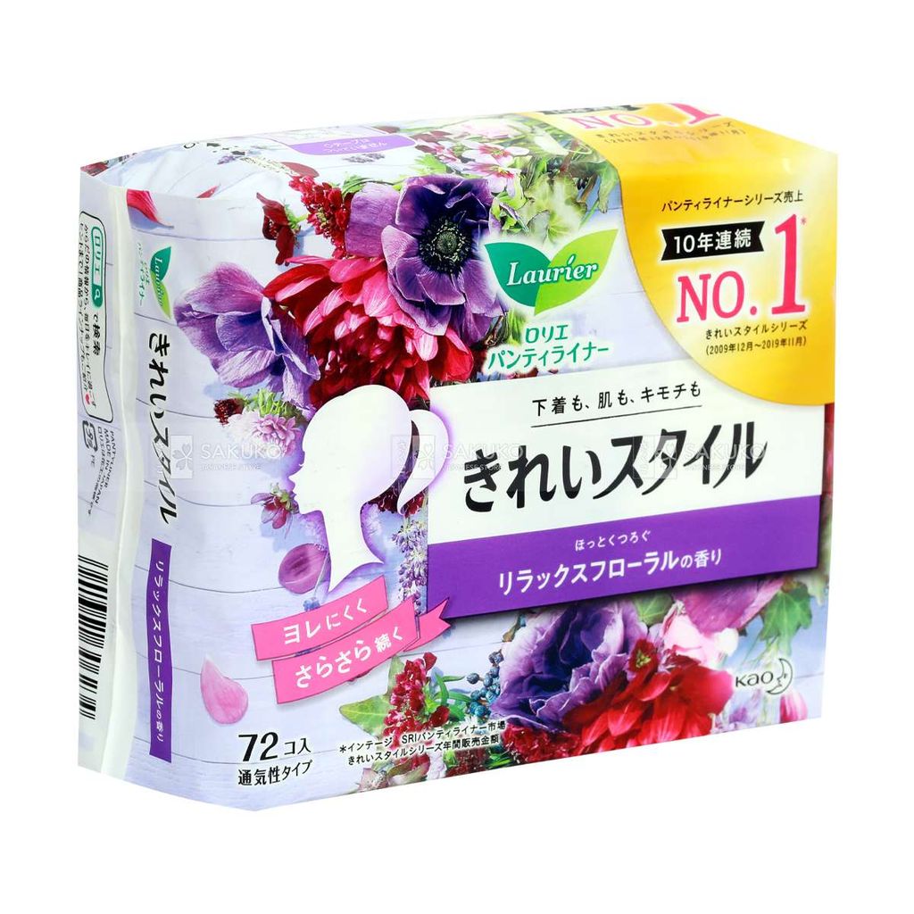 KAO- BVS Laurier hàng ngày hương nước hoa (72 m) – Siêu Thị Nhật Bản