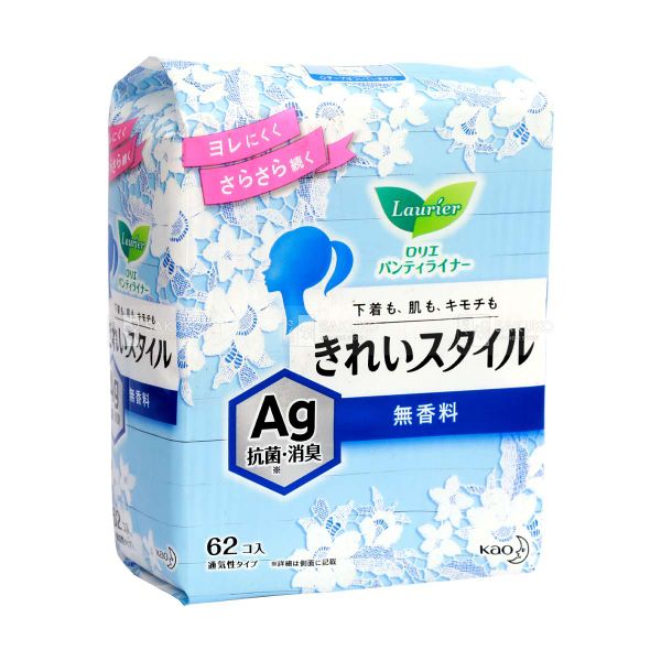 KAO-BVS Laurier hàng ngày Kirei Style 62 miếng – Siêu Thị Nhật Bản