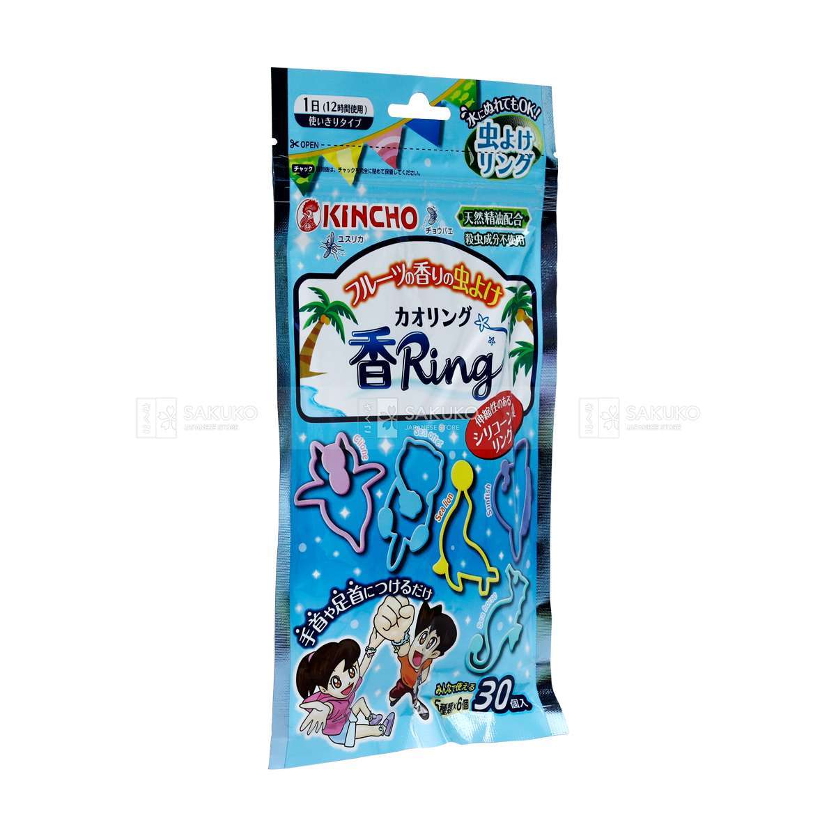 KINCHO- Vòng đuổi muỗi hương trái cây 30 chiếc – Siêu Thị Nhật Bản