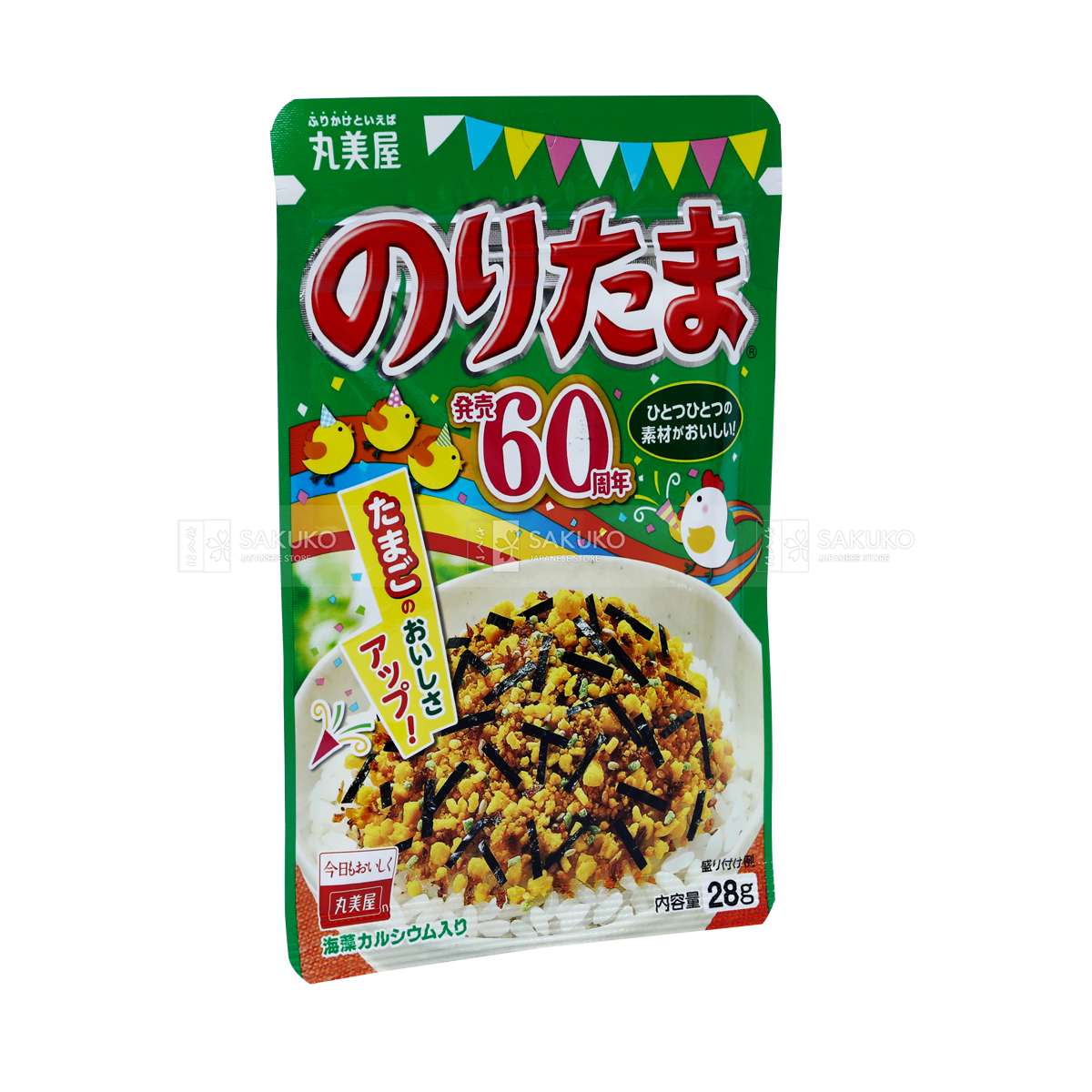 MARUMIYA- Rắc cơm rong biển và trứng chiên 28g – Siêu Thị Nhật Bản