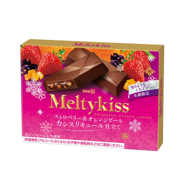 MEIJI- Socola Melty Kiss vị rượu cam dâu tây 74g – Siêu Thị Nhật Bản