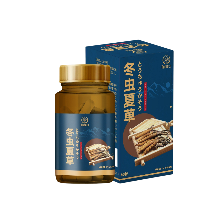 IKIMOTO- TPBVSK Đông trùng hạ thảo 60 viên – Siêu Thị Nhật Bản