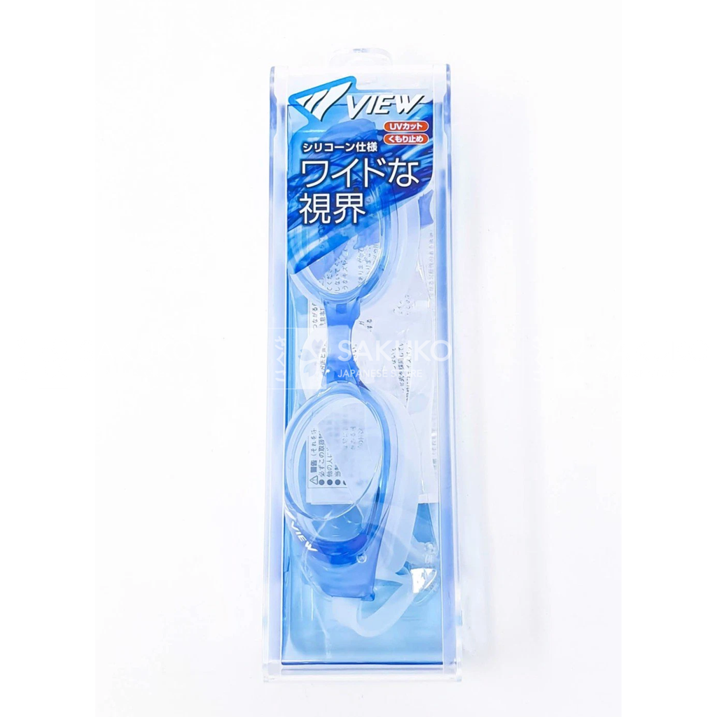 TABATA- Kính bơi View V610 tầmnhìn rộng xanh nhạt – Siêu Thị Nhật Bản