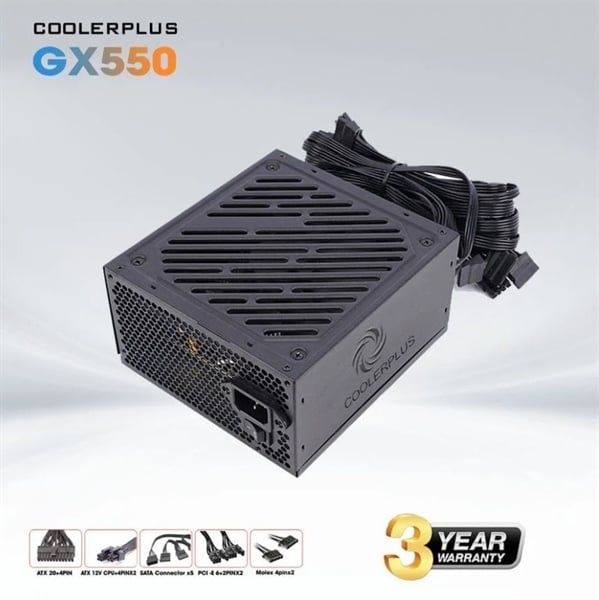 PSU Coolerplus GX550 550W New