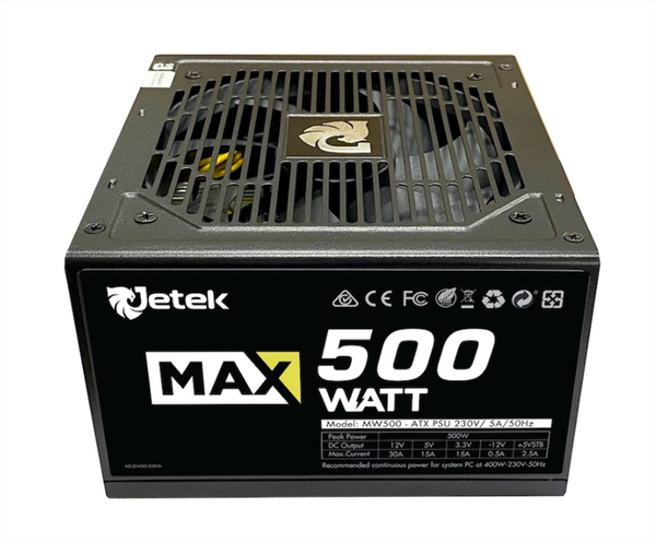 Nguồn PSU Jetek 500W Max 500WATT Mới