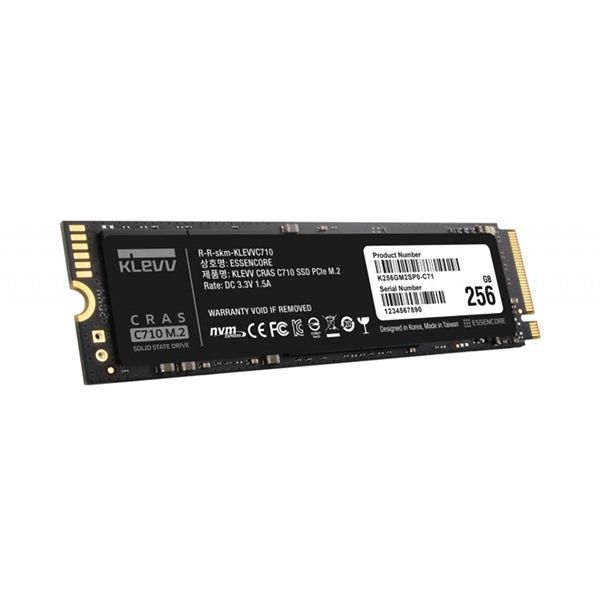 Ổ Cứng SSD M2 Klevv 256GB CRAS C710 NVME PCIe Gen3 x4