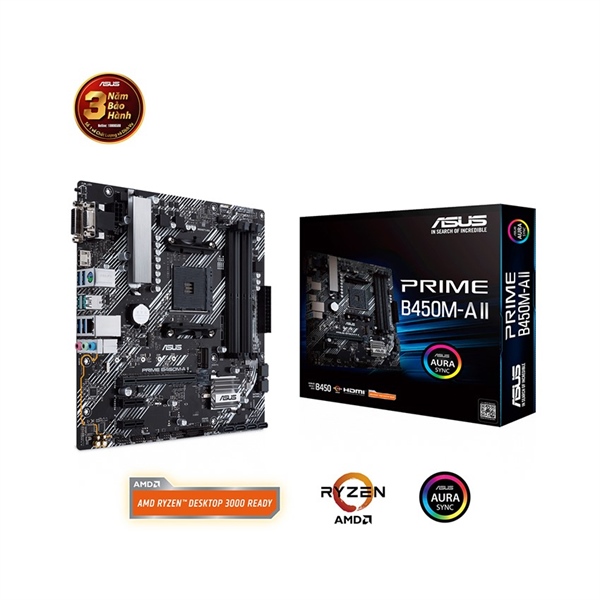 Mainboard Asus Prime B450M-A II Mới