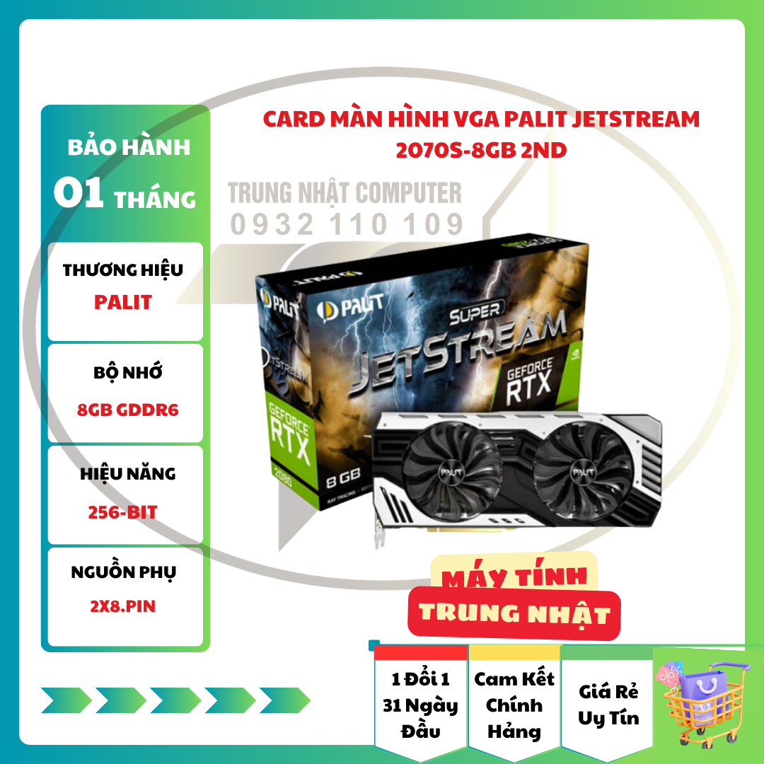 Card Màn Hình VGA Palit 2070 Super JetStream