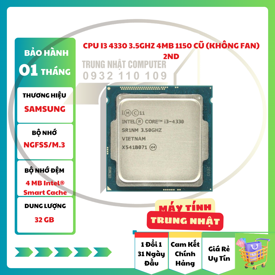 CPU i3 4330