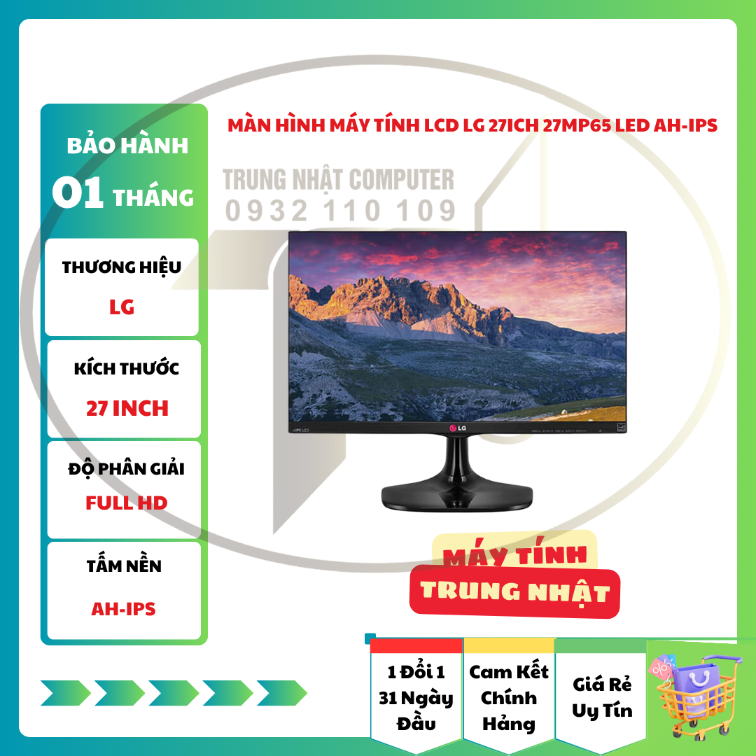 Màn Hình LCD LG 27ich 27MP65 LED AH-IPS